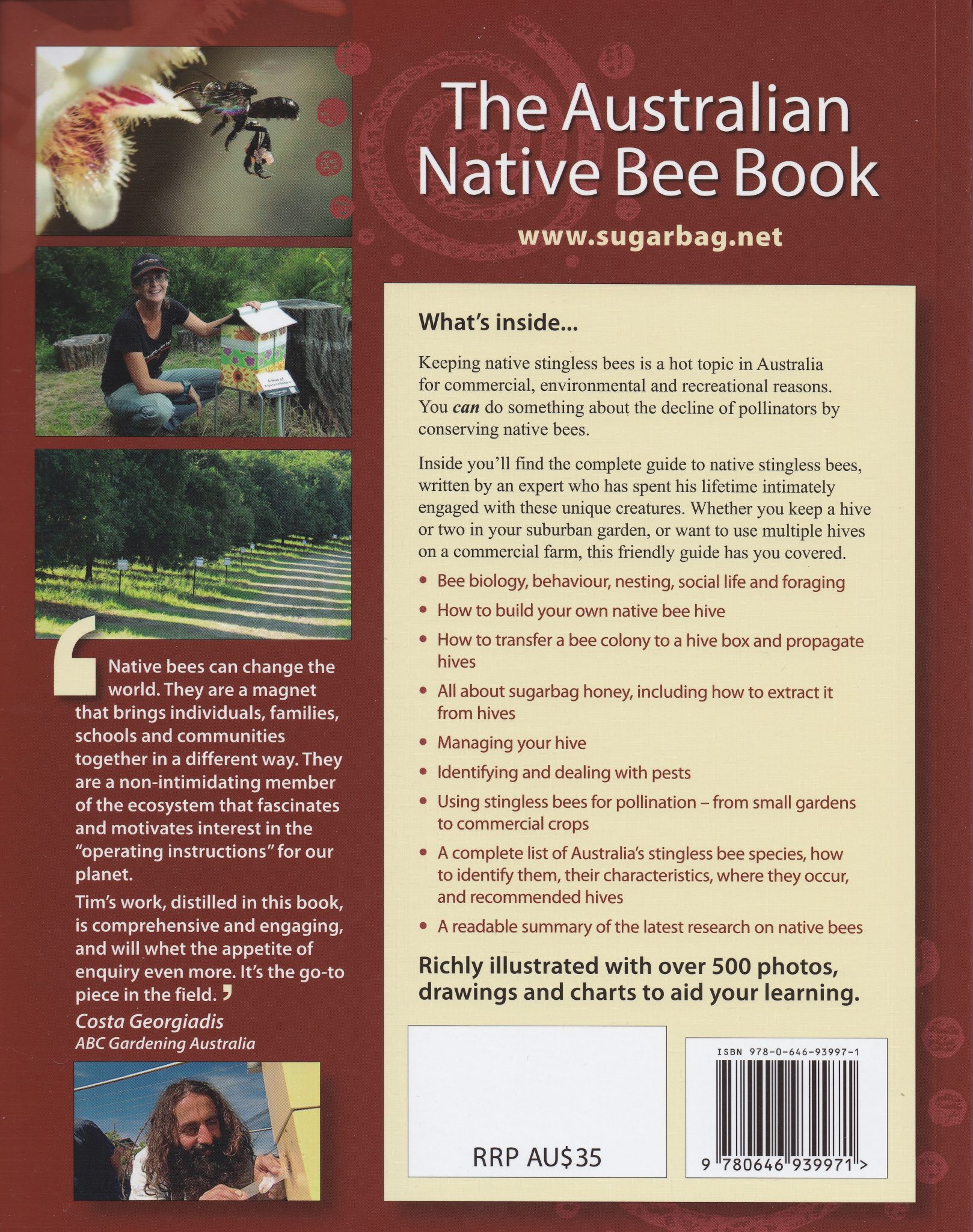 The Australian Native Bee Book: Keeping Stingless Bee Hives For Pets ...