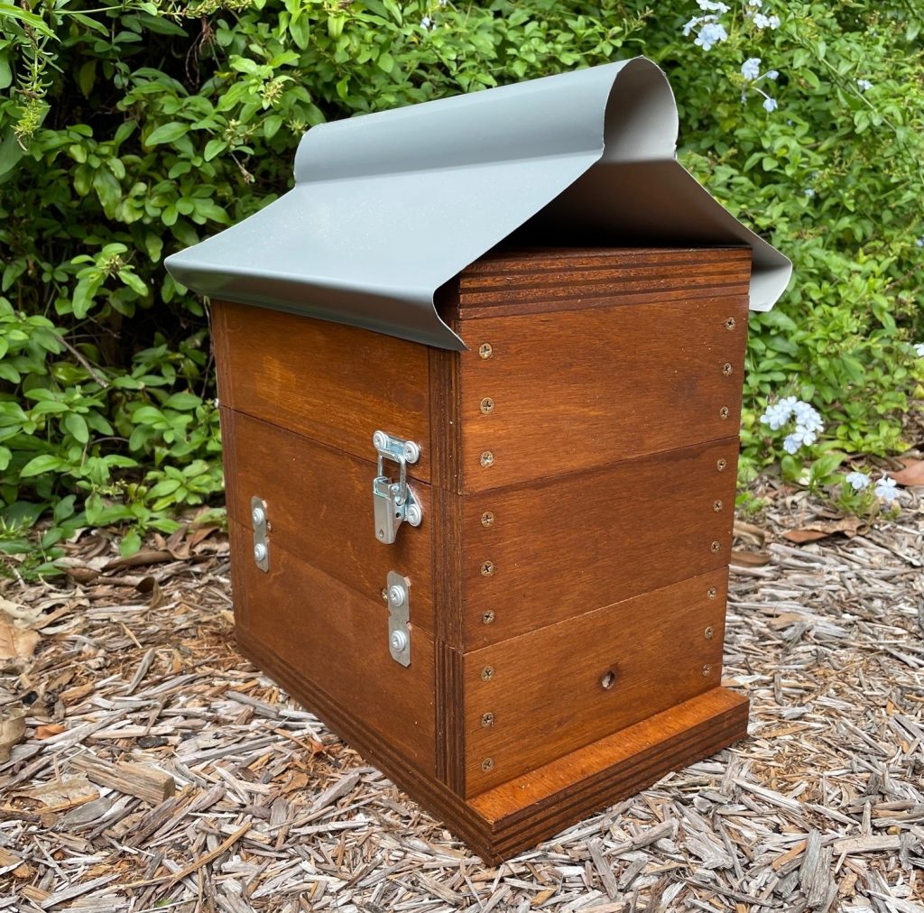Honey Jar Hinged Lid Beehive OATH Box Stingless Australian Native Bee ...