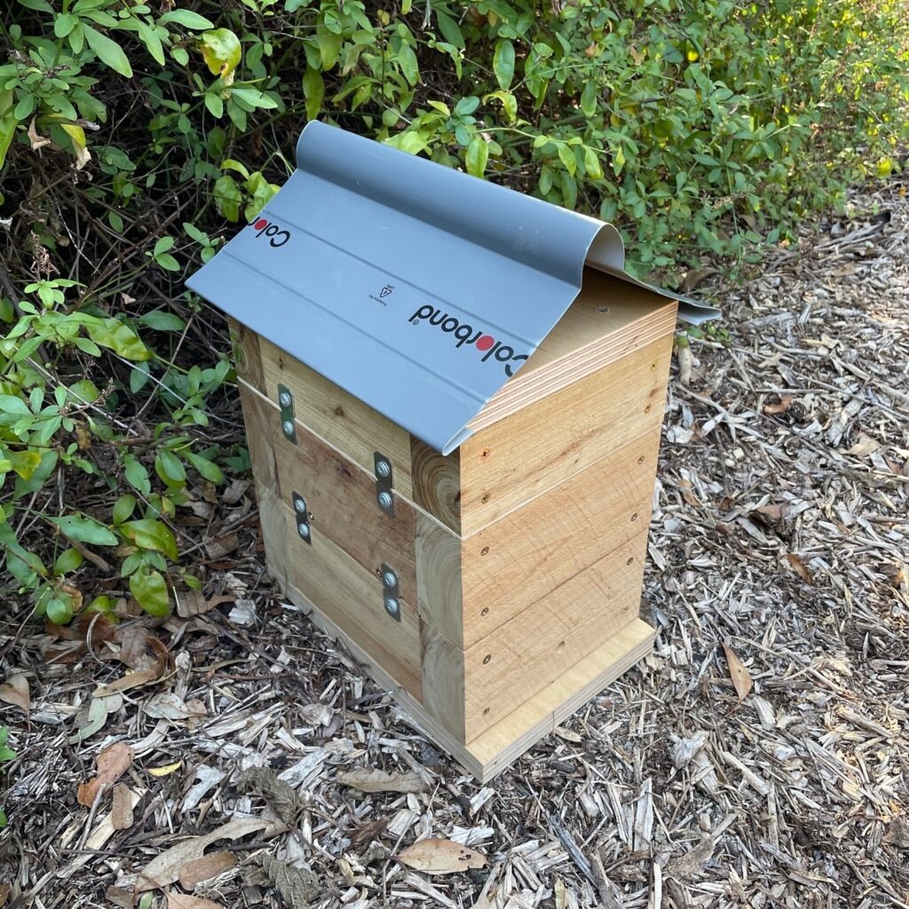 50mm Cypress Pine Rough Sawn Stingless Australian Native Bee Hive
