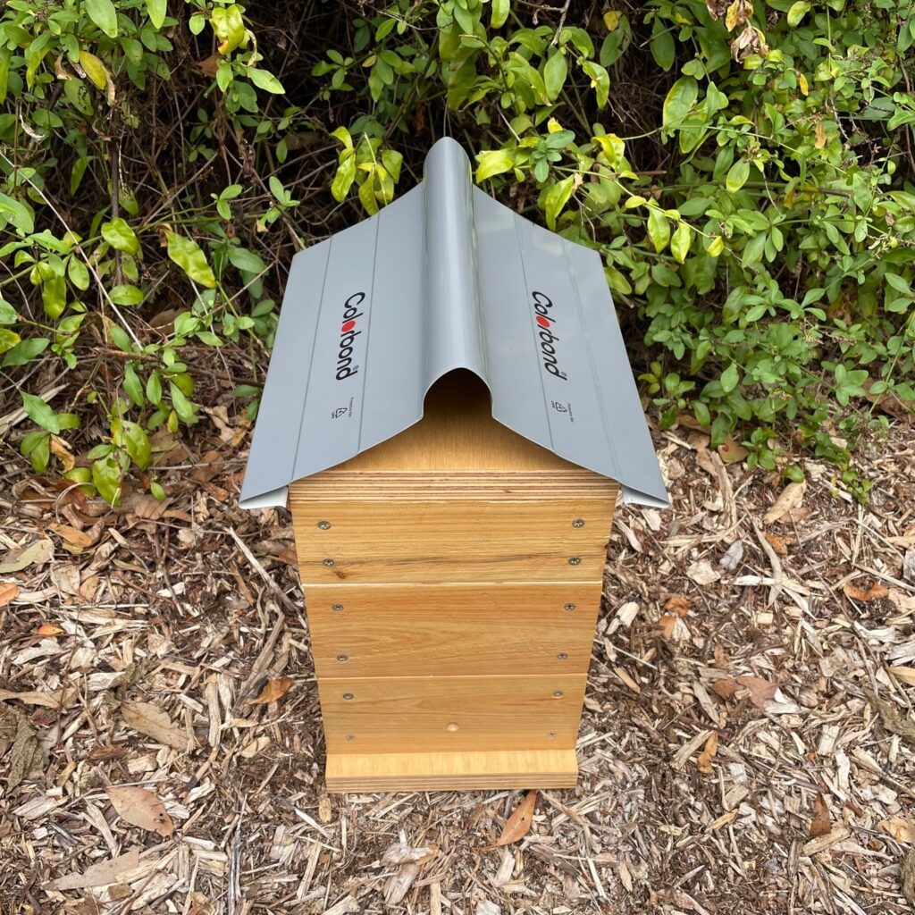 50mm Varnish Cypress Pine Rough Sawn Stingless Native Bee Hive